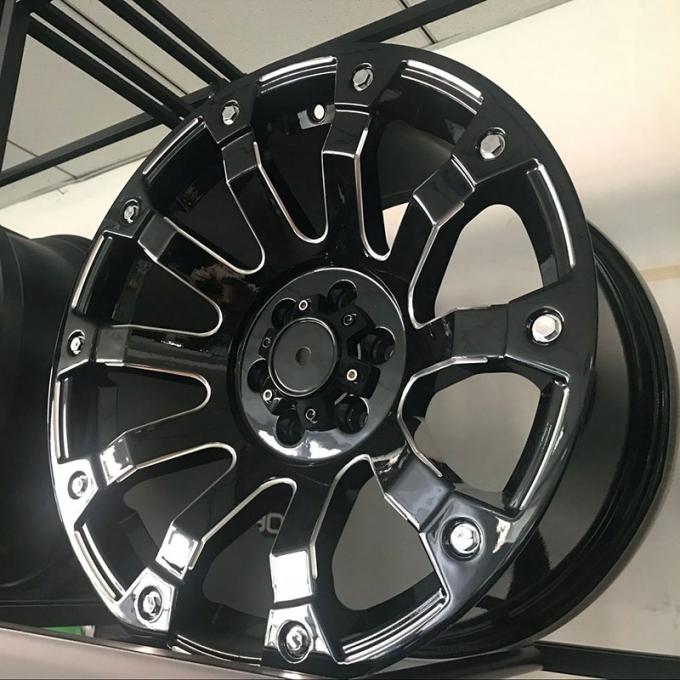 Aftermarket Black Aluminum Alloy 4x4 Off Road Rims