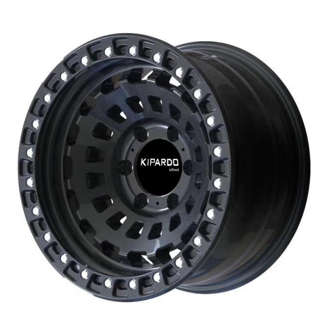 Aluminum Alloy 6 Hole 4x4 Off Road Rims With Chrome Rivetrs