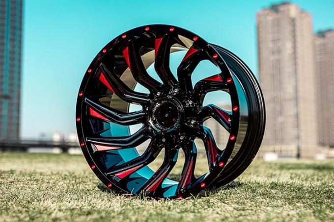 20x12 PCD Spinning 20 Inch 4x4 6x139.7 6x114.3 Off Road Rims