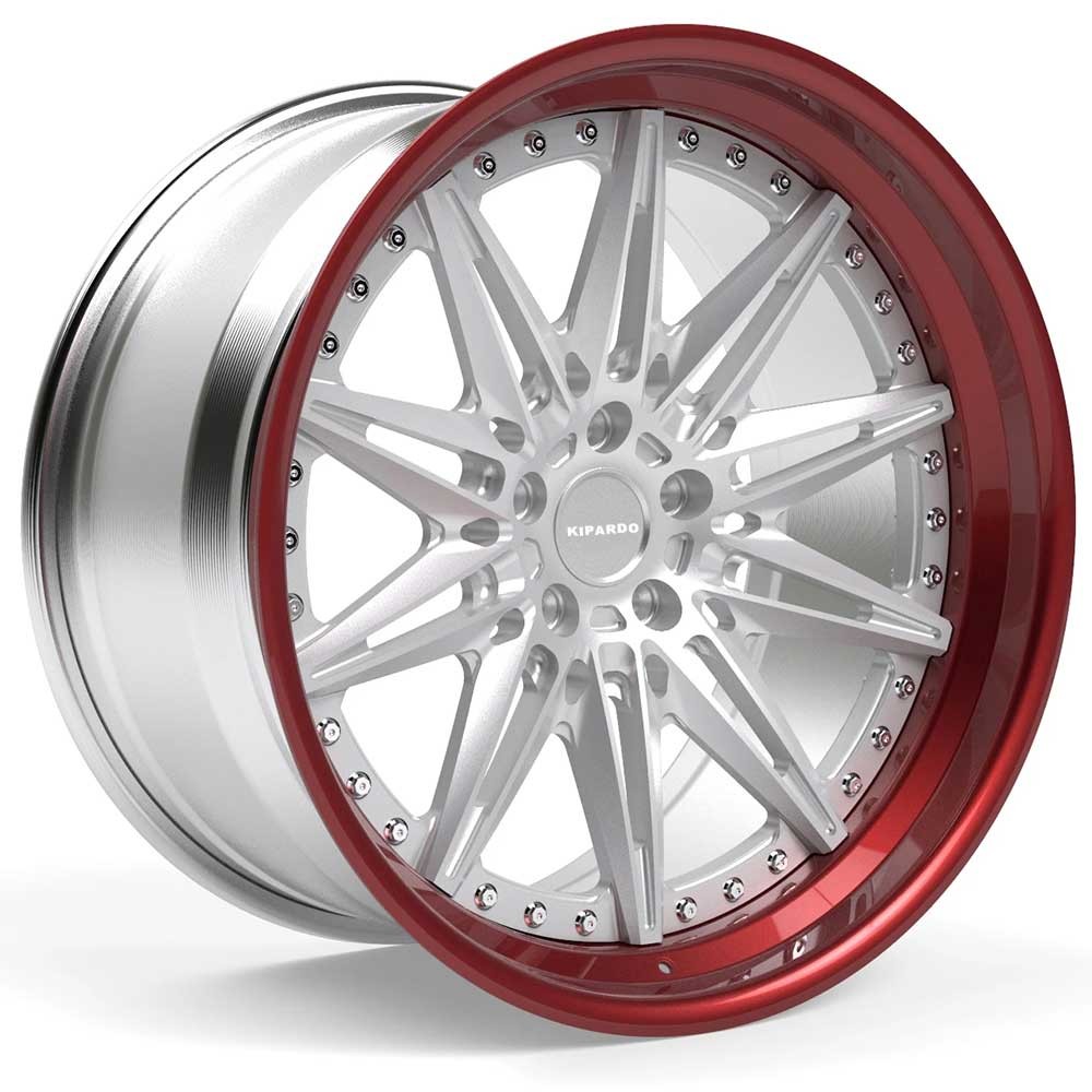 PCD 5×112 5×120 18 19 20 21 22 24 Inch 3 Piece Forged Wheels