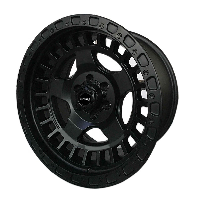 127mm PCD 18 Inch Offroad Wheel Rims 4X4 Gloss Black Color